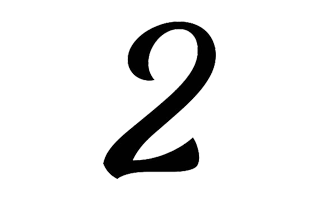Number Two PNG Images (Transparent HD Photo Clipart)