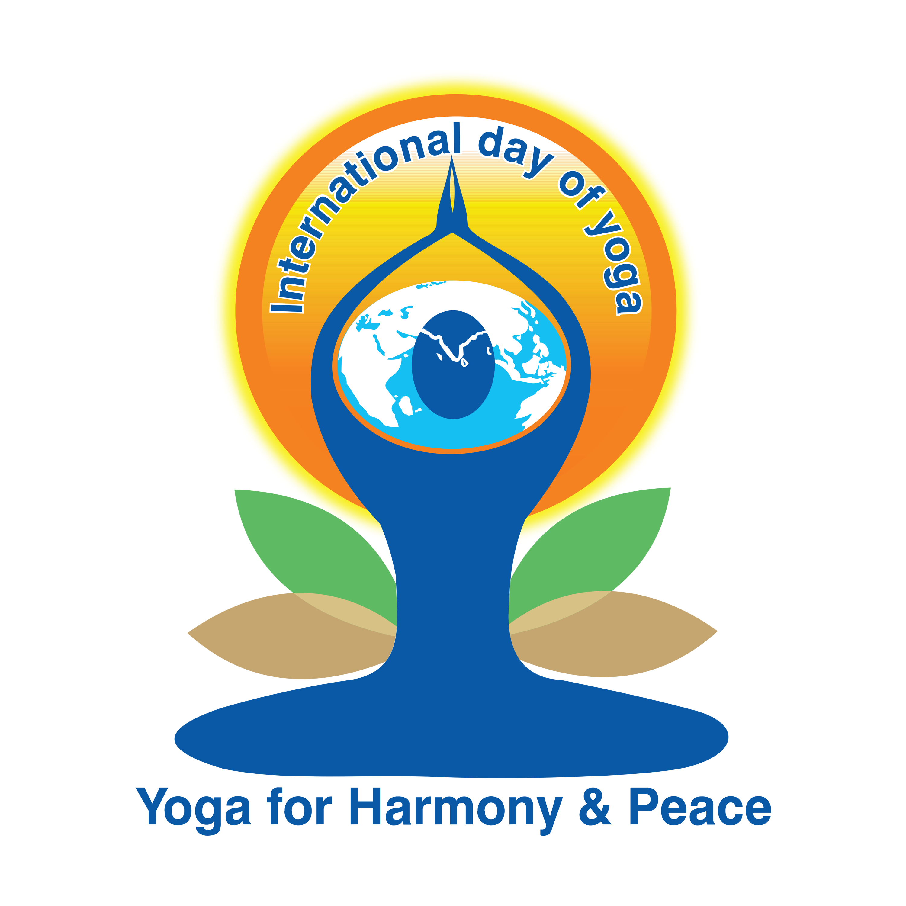 International Yoga Day Logo PNG Images Transparent HD Photo Clipart 
